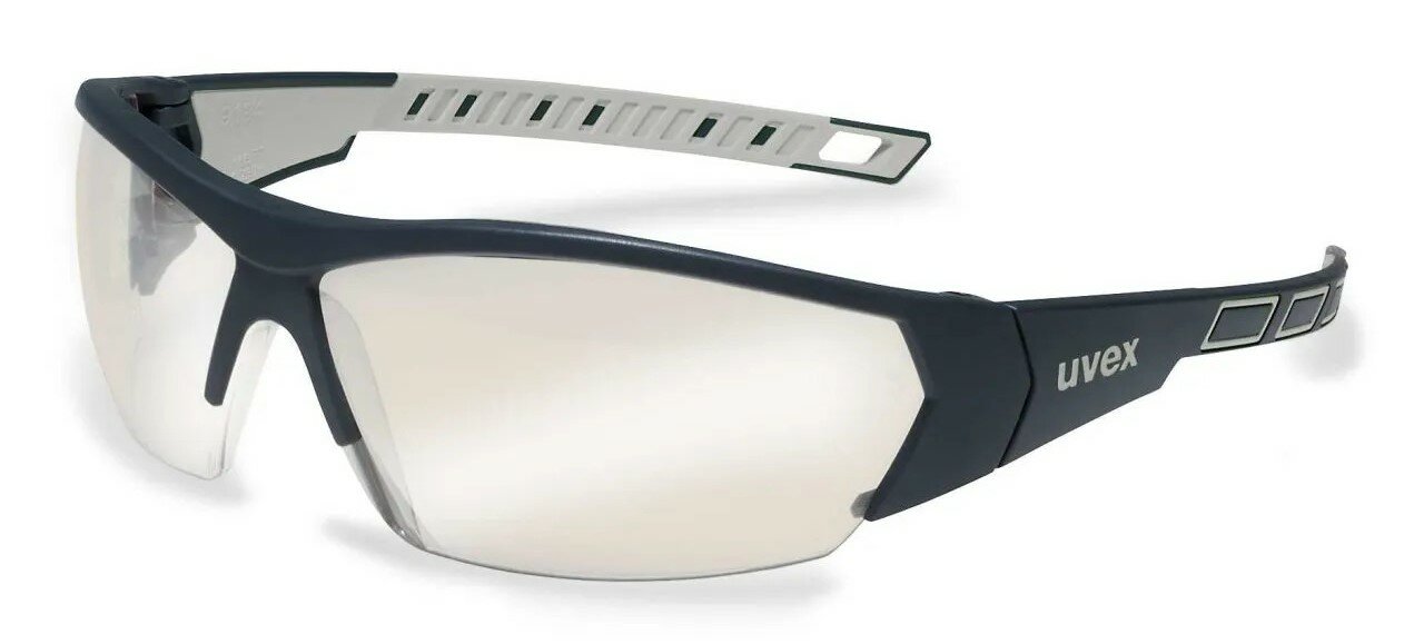 Защитные очки UVEX™ i-works™ 9194.885, защита от царапин, запотевания и химикатов, зеркально-серебристая линза