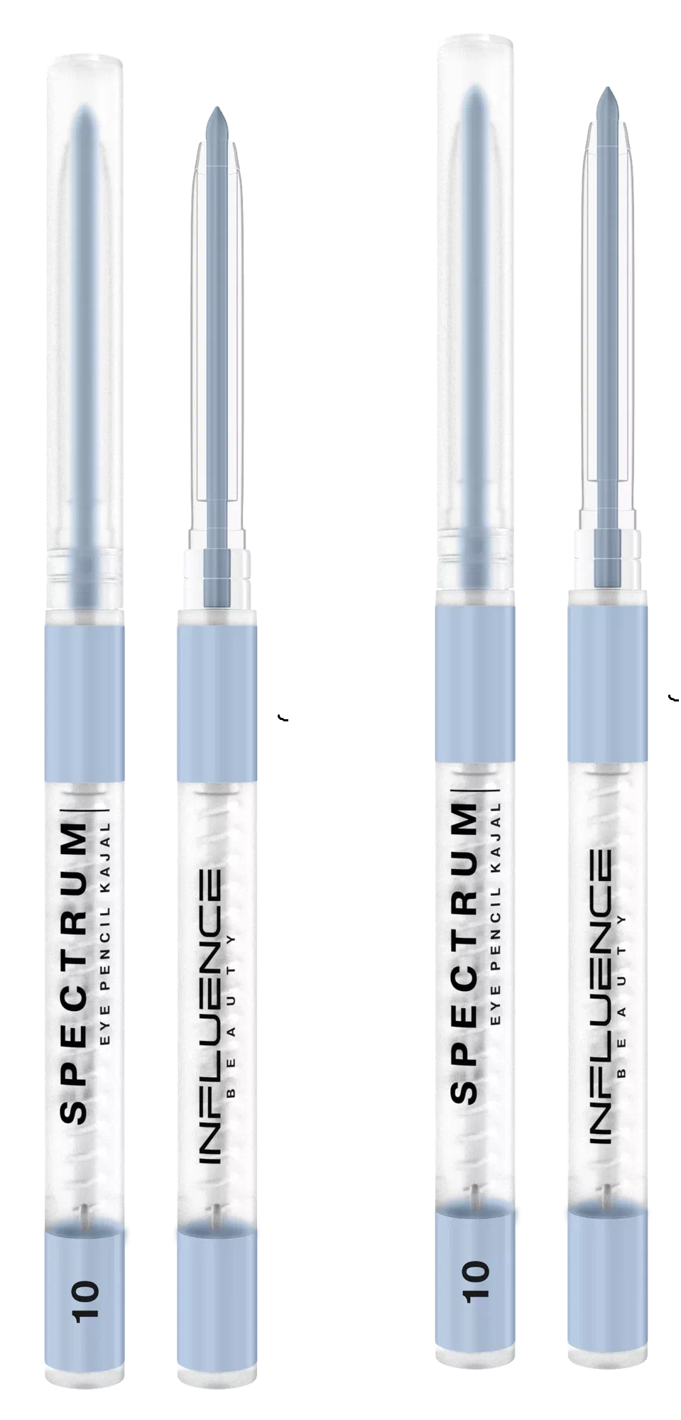 Карандаш для глаз автоматический Influence Beauty Spectrum/Automatic eyepencil тон/shade 10 2 шт