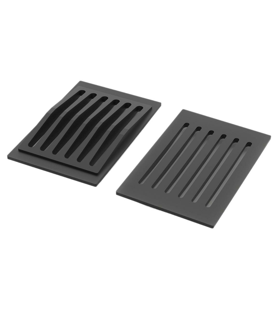 Колосниковая решетка размер: 300x200 мм жаростойкий чугун серый