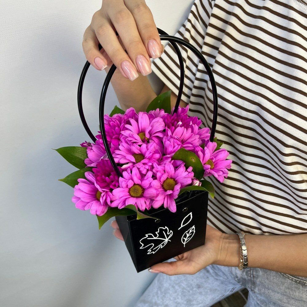 Авторский букет 48 - с хризантемой