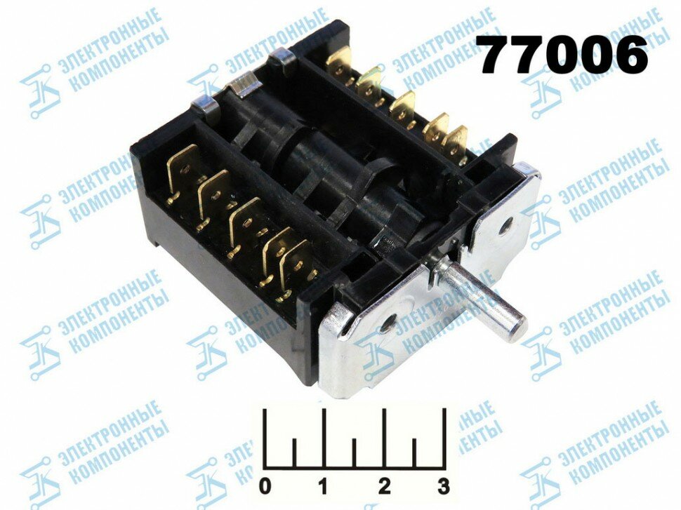 Переключатель для плит 5 позиций 10 контактов XZ307 (RS445)