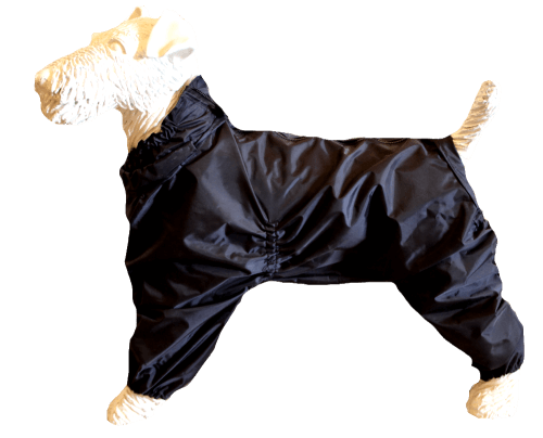 Комбинезон-дождевик для лабрадора кобеля, повышенной прочности, цвет темно-синий