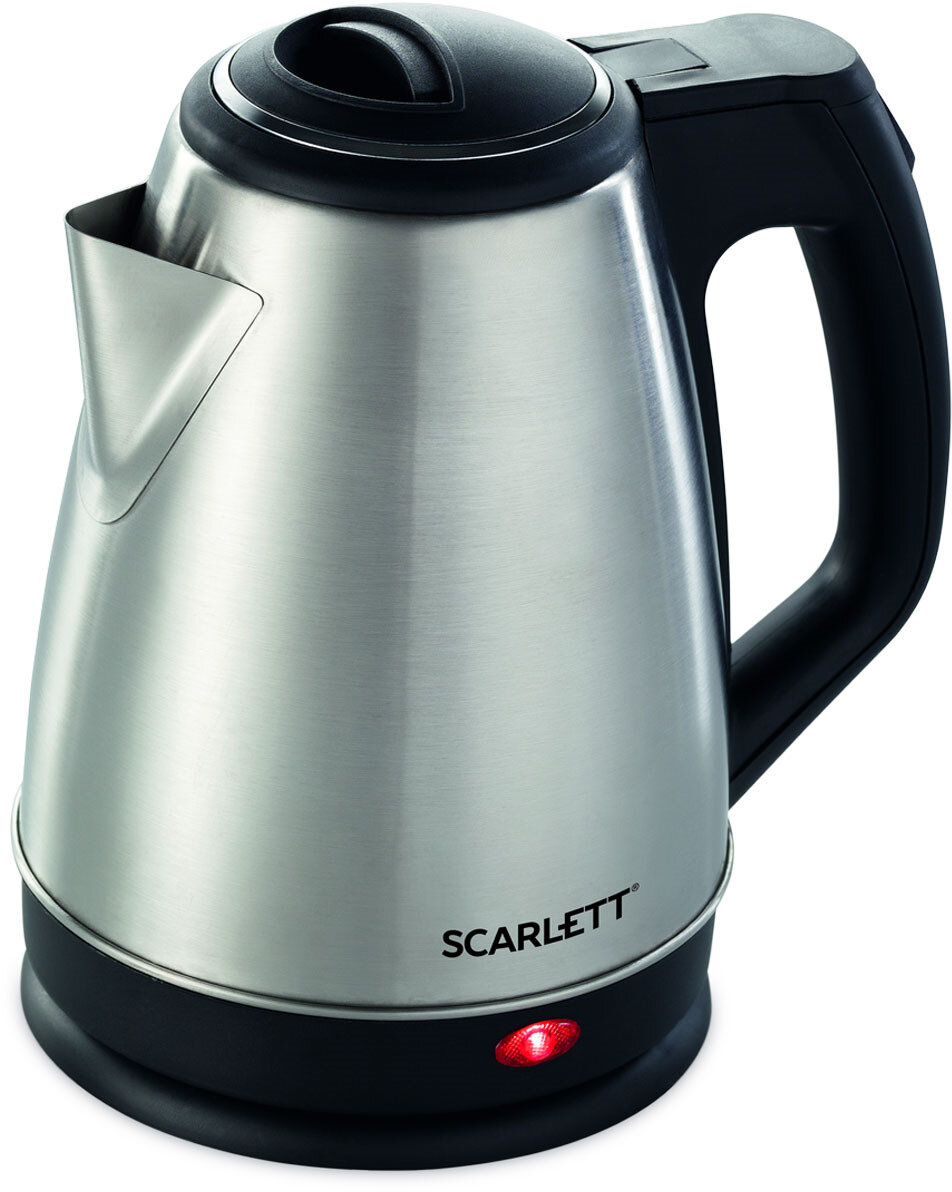 Электрический чайник Scarlett SC-EK21S25, 1.5 л, нержавеющая сталь, автоотключение