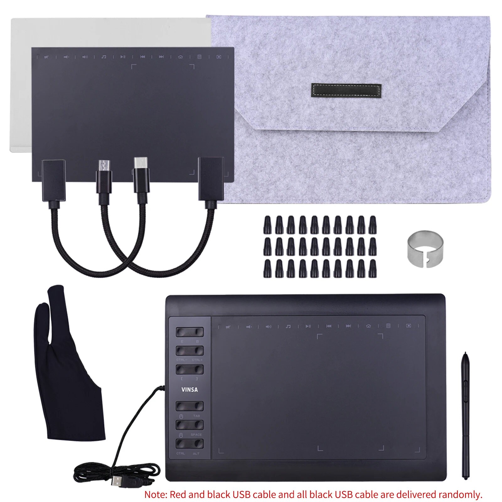 Docooler Графический планшет 10x6 дюймов