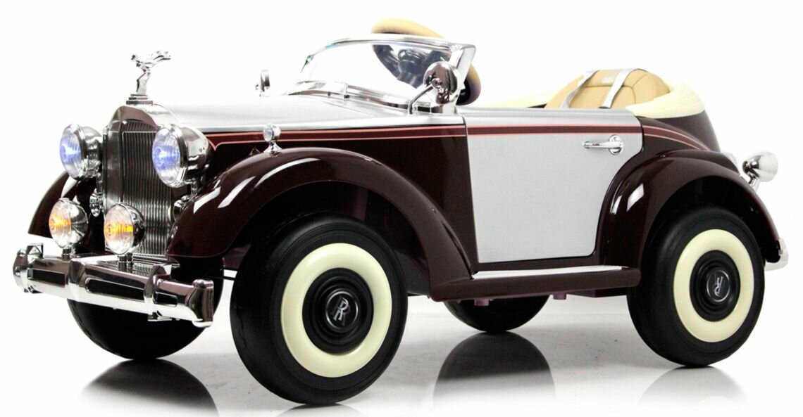Детский электромобиль RiverToys Rolls-Royce E444EE Красный глянец