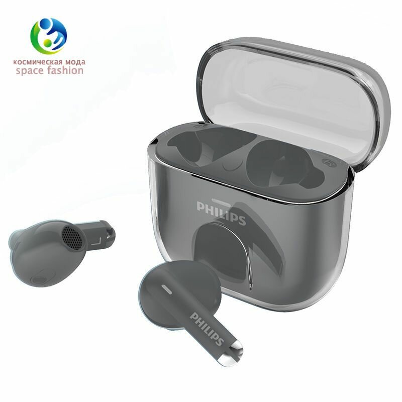 Беспроводная гарнитура Philips TAT1158 Bluetooth 5.3 со сверхдлинным временем автономной работы и функцией искусственного интеллекта для вызова