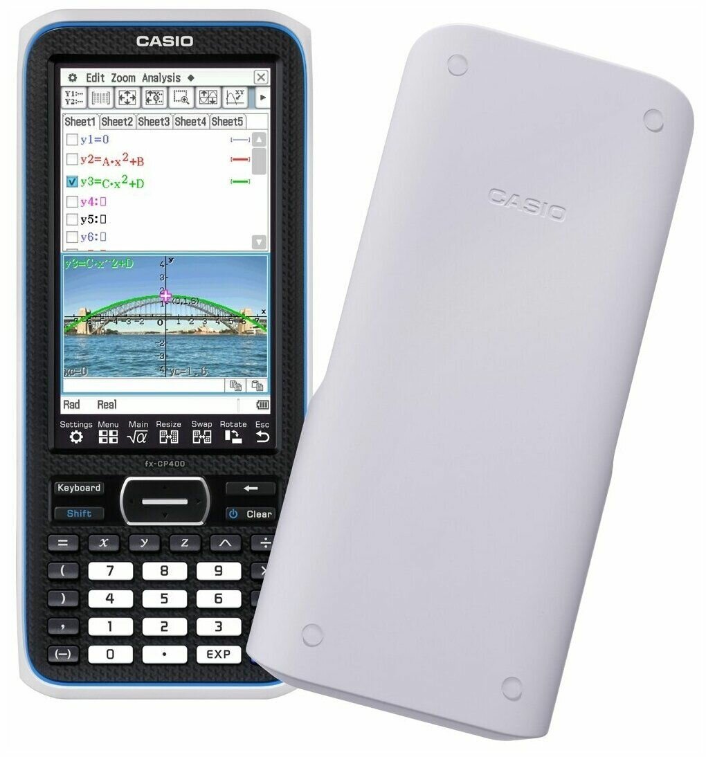 Калькулятор карманный графический Casio ClassPad FX-CP400, черный