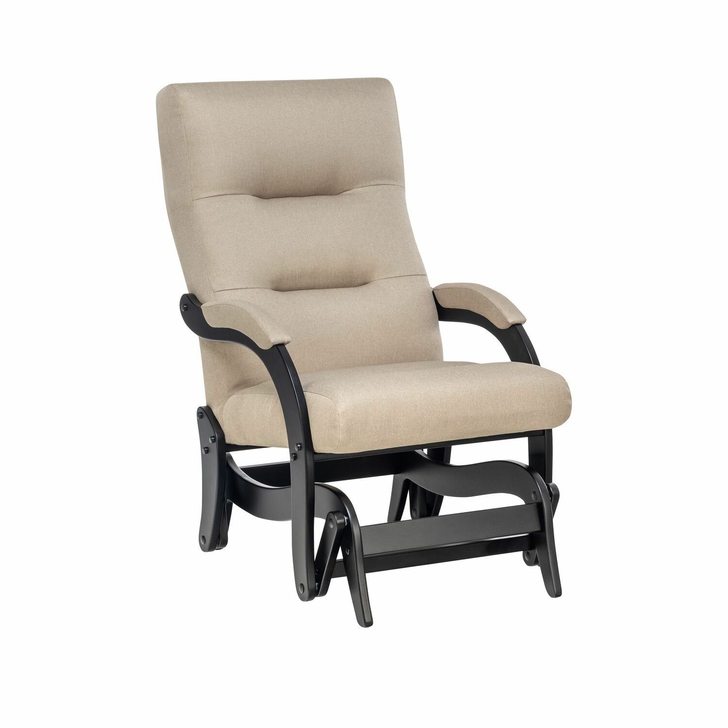 Кресло-маятник Leset Дэми Венге, ткань Malmo 05