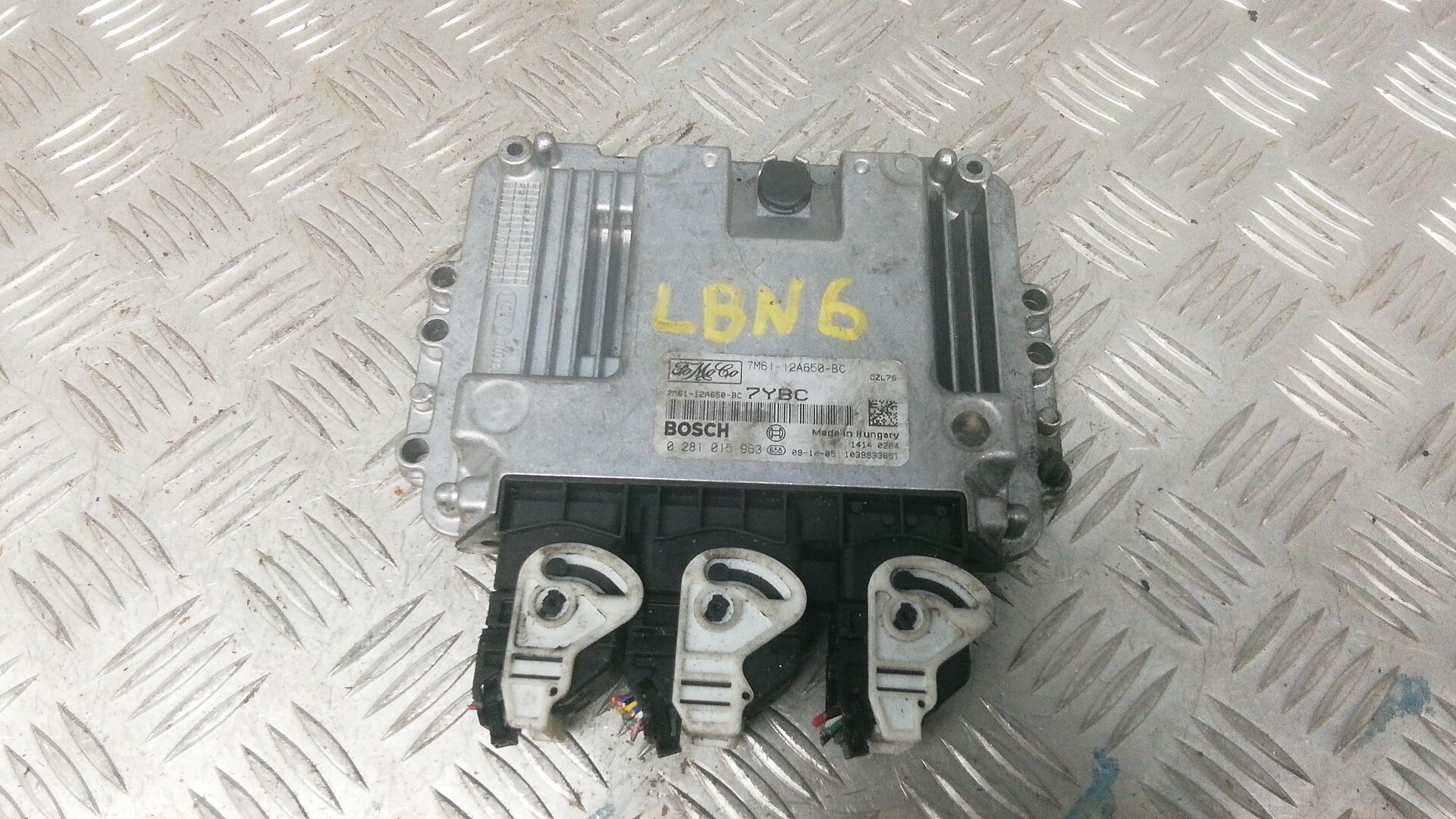 Блок управления двс MAZDA 3 2, Номер 0281015963, 7M6112A650BC