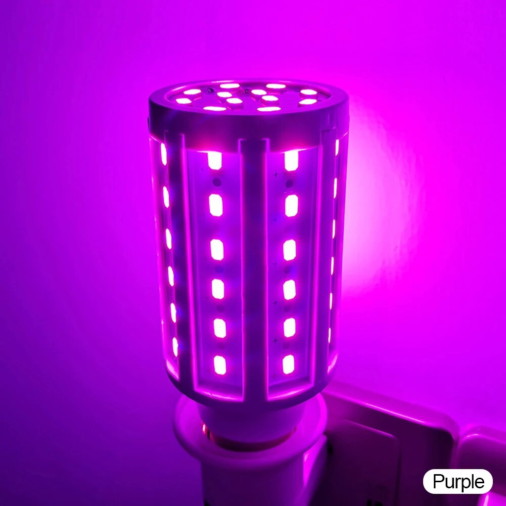 Kinbelle Светодиодная лампа E27 SMD5730 разноцветная Фиолетовый, Purple, 10 Вт