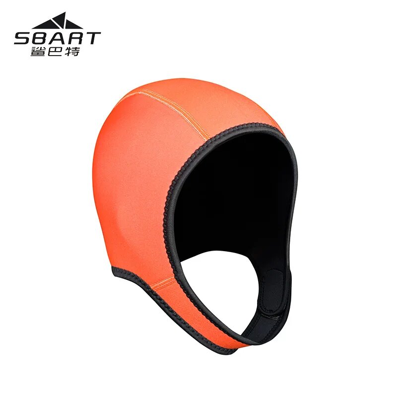 Неопреновый капюшон для дайвинга Sbart, оранжевый, L