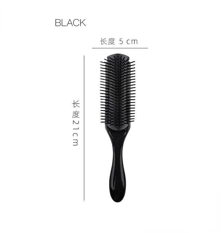 Расческа Denman Detangler 9-рядная Черный, black2