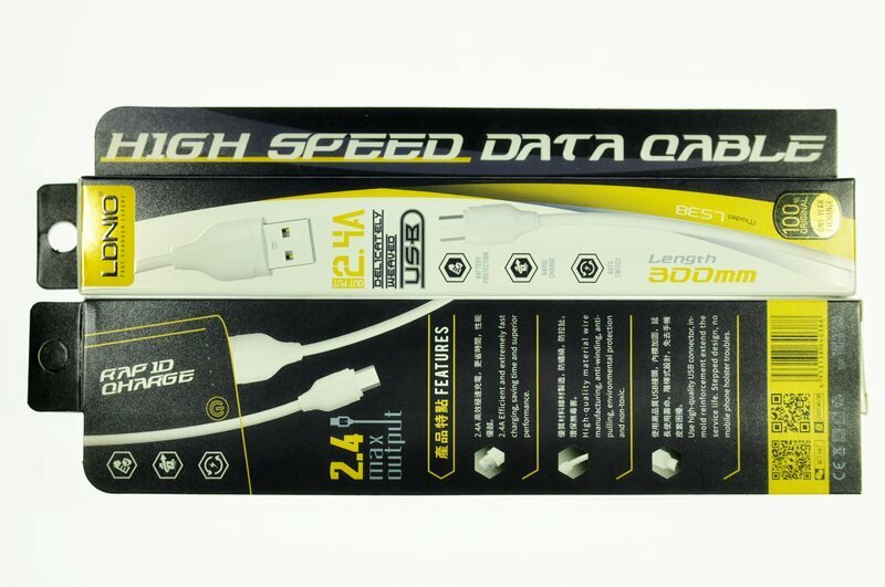 Кабель USB Micro USB LDNIO LS38 короткий 30см