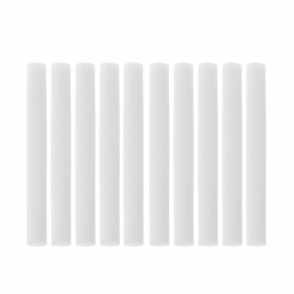 10 шт, хлопчатобумажный фильтр для увлажнителя воздуха, диаметр 0,8 см, длина 6,4 см