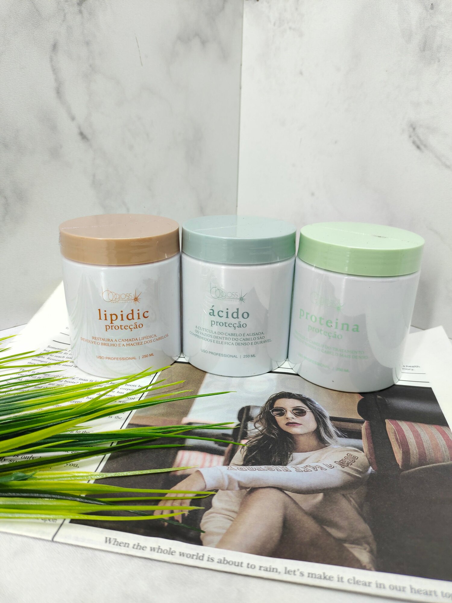 Набор подложек BB Gloss 3*250 мл Lipidic + Acido + Proteina