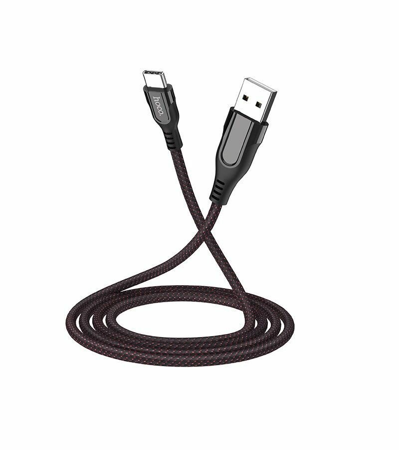 Кабель HOCO U54 TYPE-C 2.4A черный