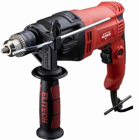 Дрель ударная ELITECH ДУ1013РЭ2 (2201.035.01) (900Вт, ЗВП-13мм, 0-1000/2700об/м, 3.7кг, чемодан)