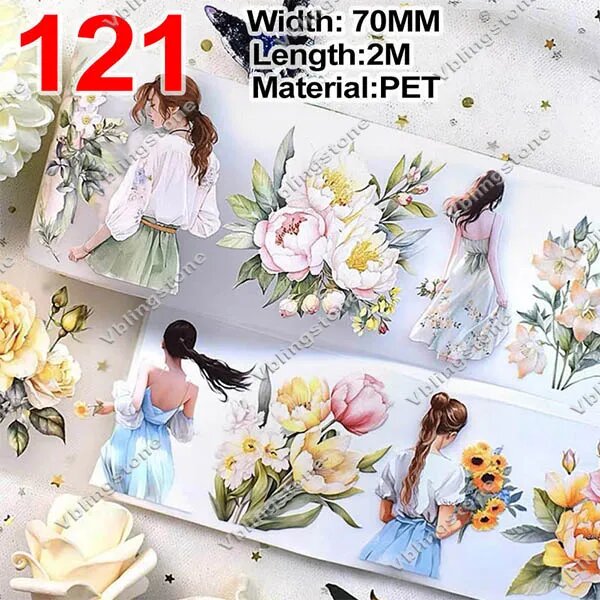 Малярная лента vblingstone 50/60/70мм 2м Белый, 121