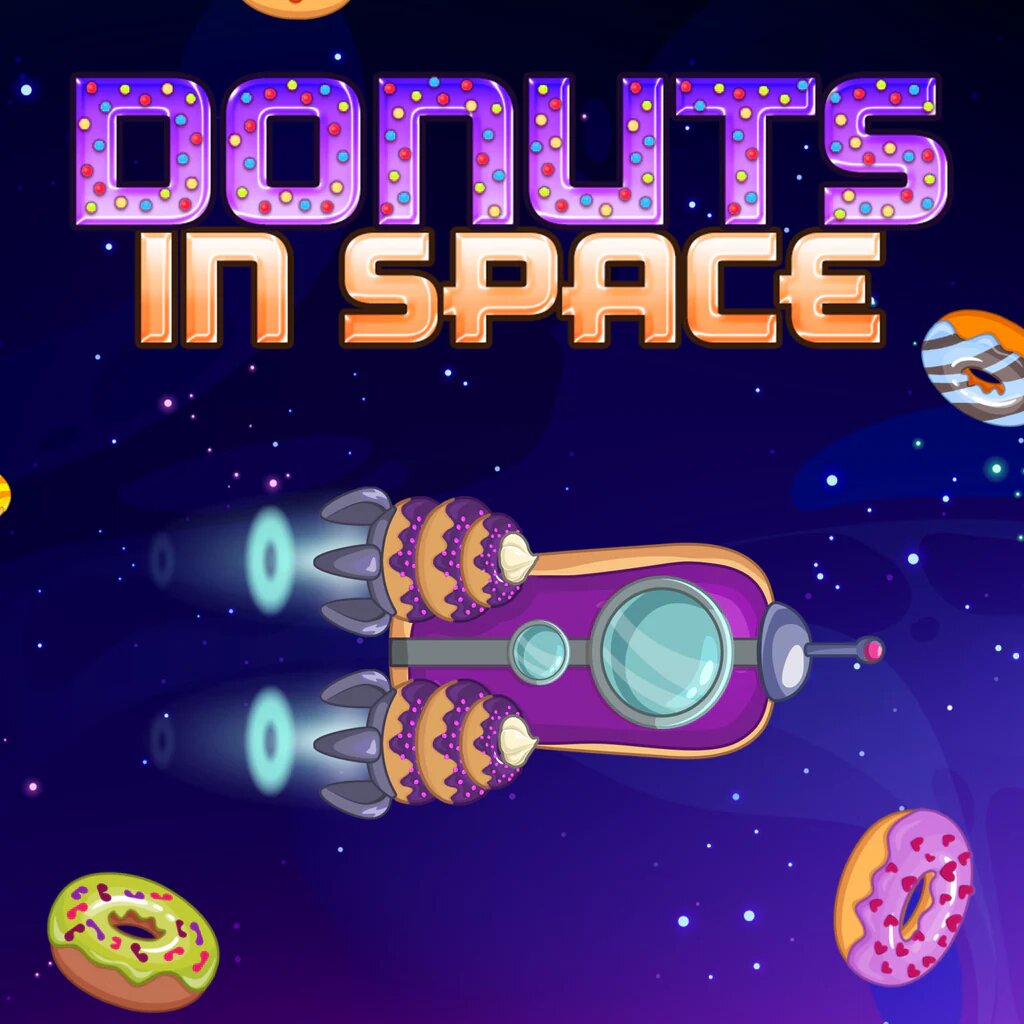 Игра Donuts in Space, для PlayStation 5, на английском языке, Украина