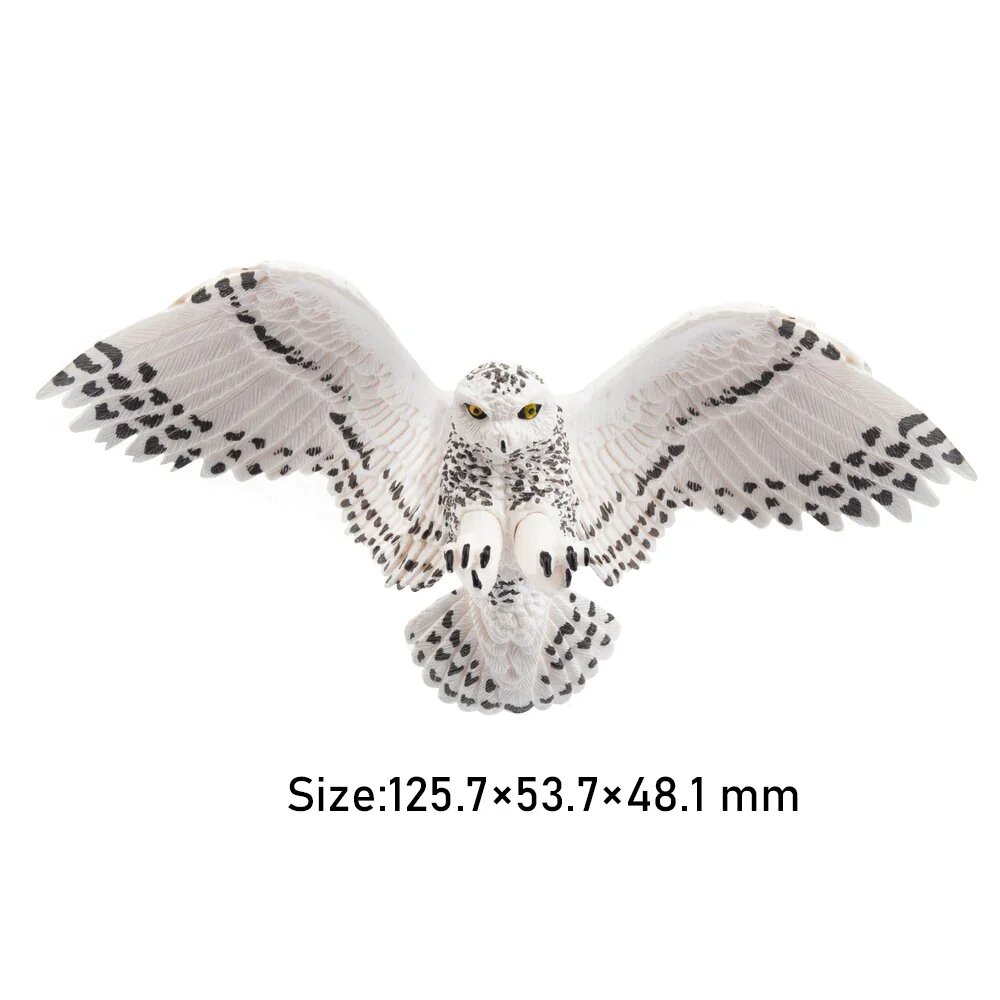 Фигурки Toymany Снежная сова Серебряный, ML00367