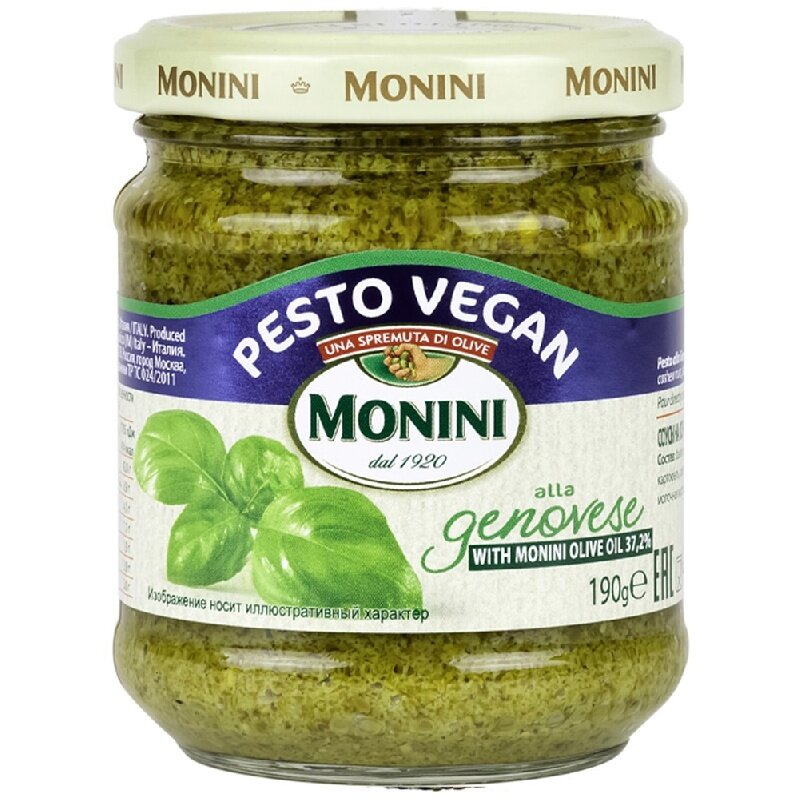 Соус MONINI Песто Genovese VEGAN /стекло/ 190г