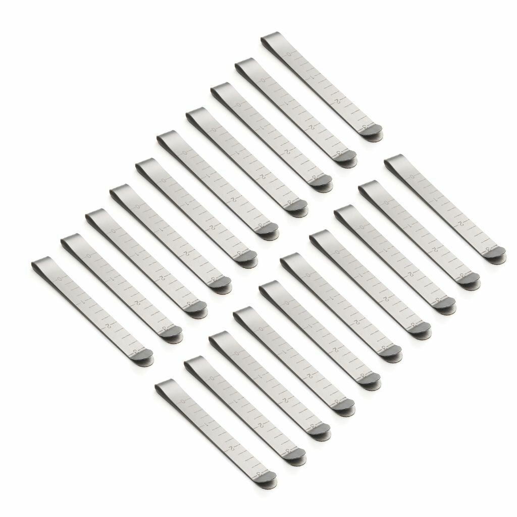 20 шт, металлические зажимы для шитья, обжимные из нержавеющей стали, DIY одежда, шитье, маркировка, линейка квилтинга, инструмент