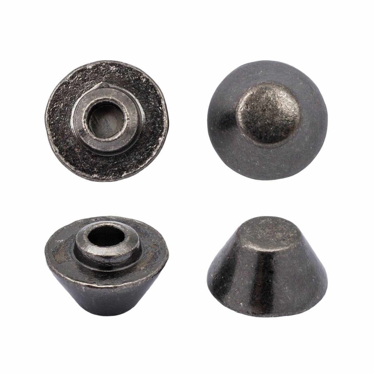 62547 Хольнитен джинсовый d-9мм 'Конус' цв. металл (без гвоздя), латунь BIG