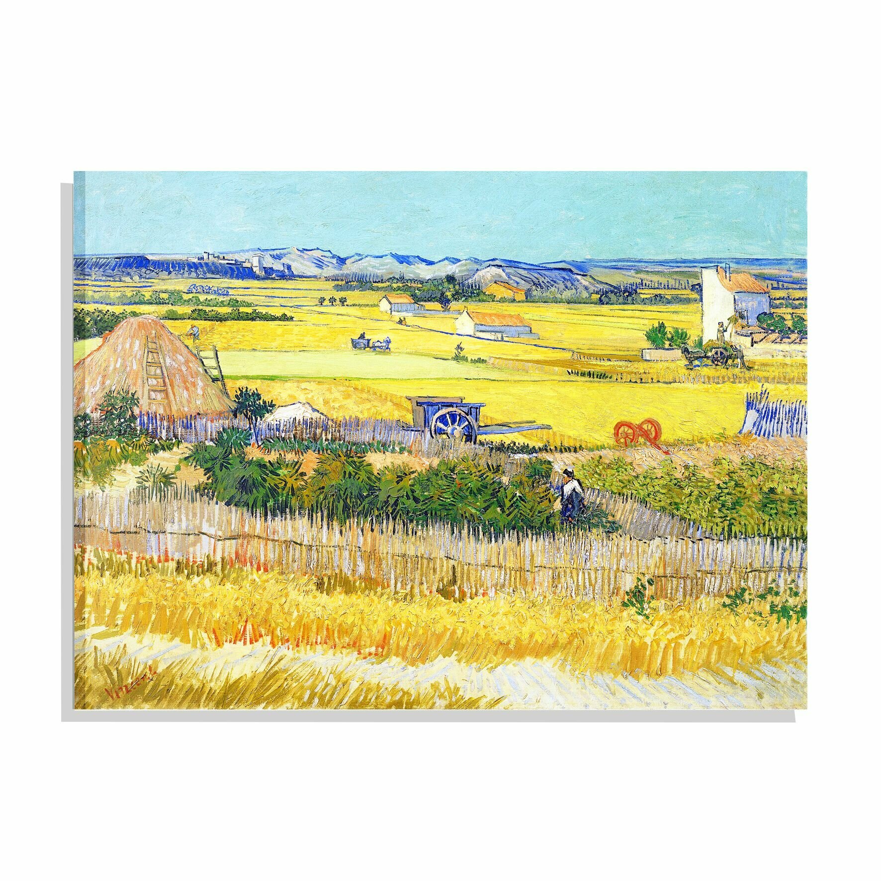 Картина на холсте, репродукция Сбор урожая - Винсент Ван Гог