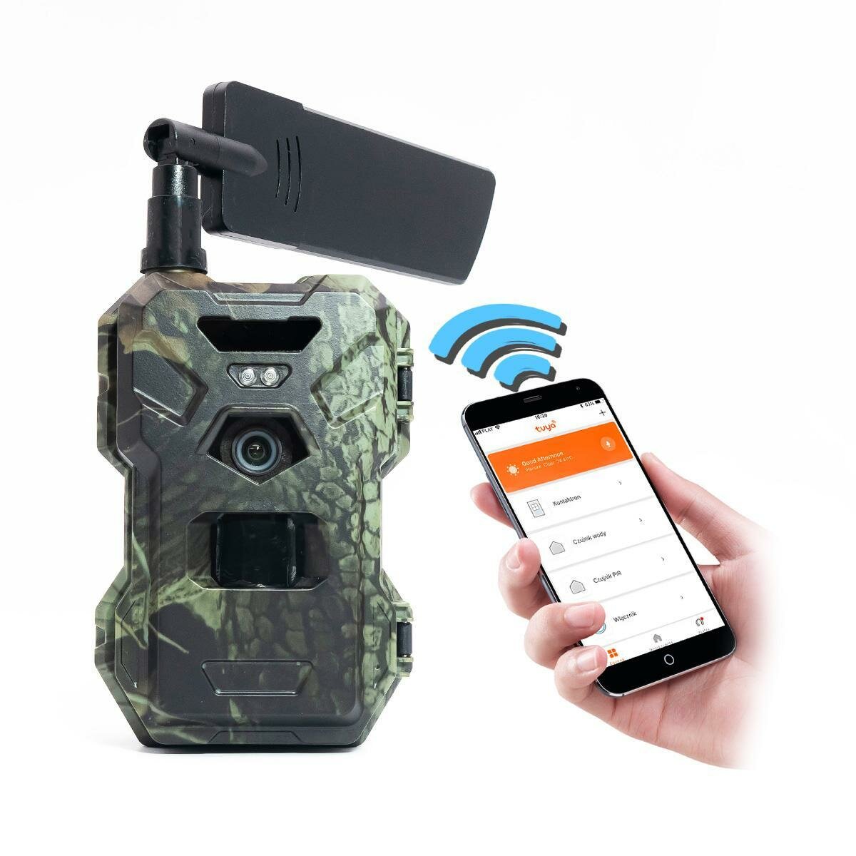 Уличная 4G/2K фотоловушка Филин Pro-2K-TUYA HC880 (Orig) (K5970RU) с невидимой ночной ИК подсветкой. 2К/4G (LTE), Tuya, online, невидимая подсветка,