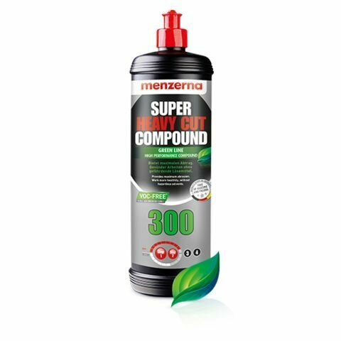 Menzerna Super Heavy Cut Compound 300 Green Line Высокоабразивная полировальная паста 1000мл