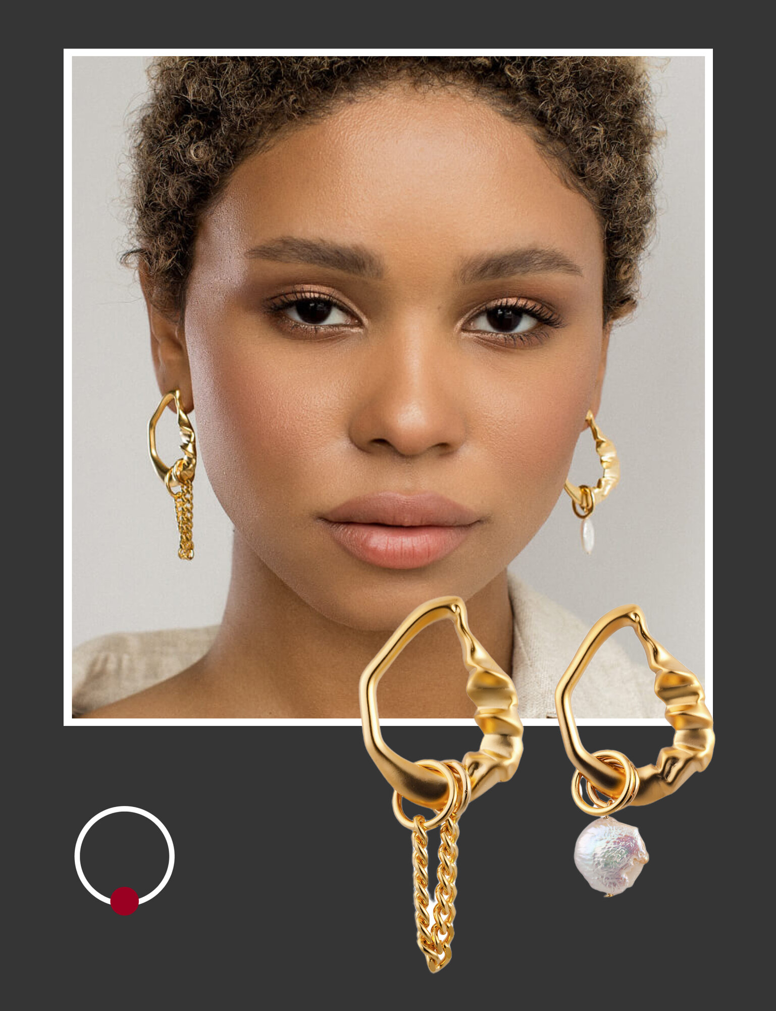 Серьги с подвесками, непарные, жемчуг барочный