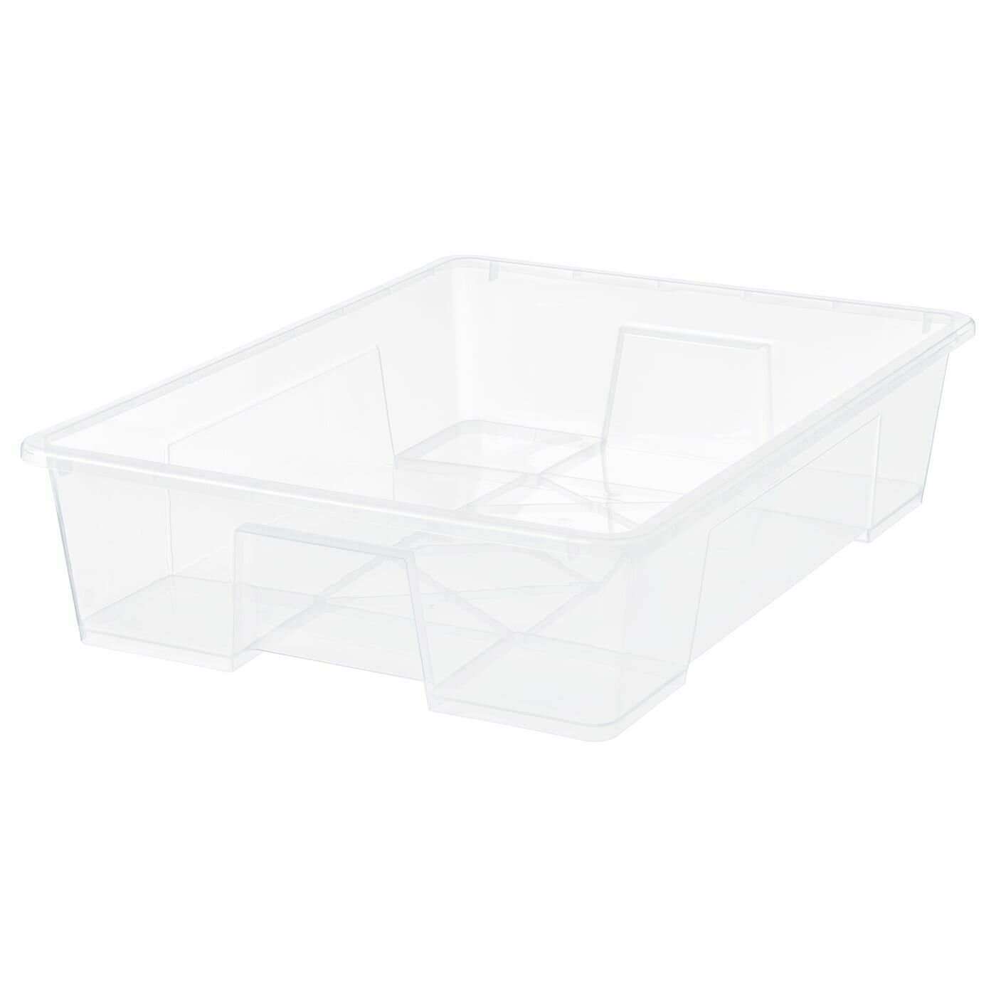 Контейнер IKEA SAMLA 001.301.29, 78x56x18 см/55 л, прозрачный