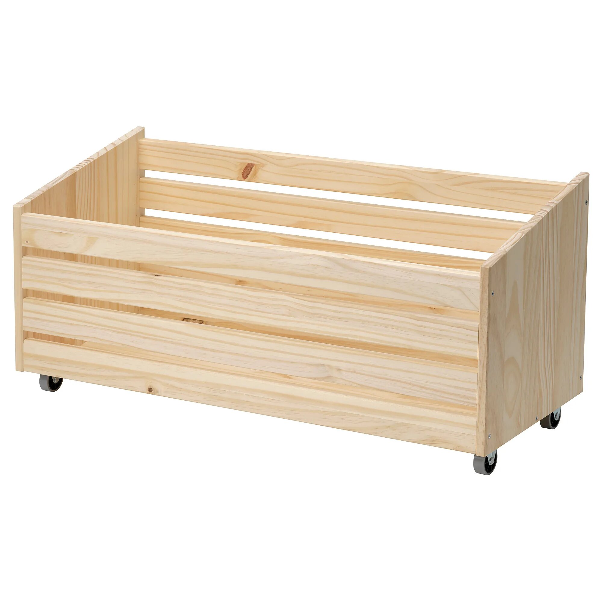 Ящик для хранения IKEA IVAR, на колесиках, 78 см x 30 см, сосна