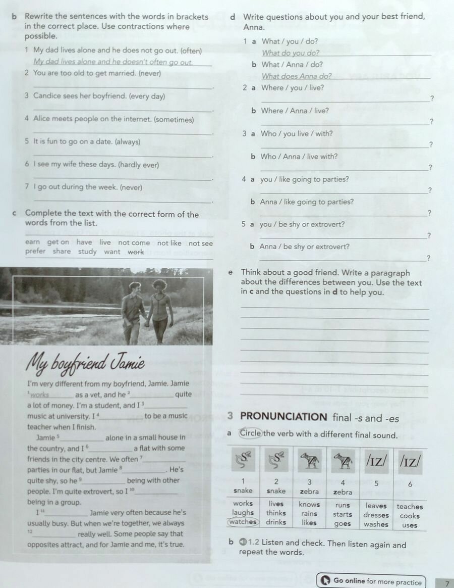 English File (4th edition) Pre-Intermediate Workbook without key — фото 1