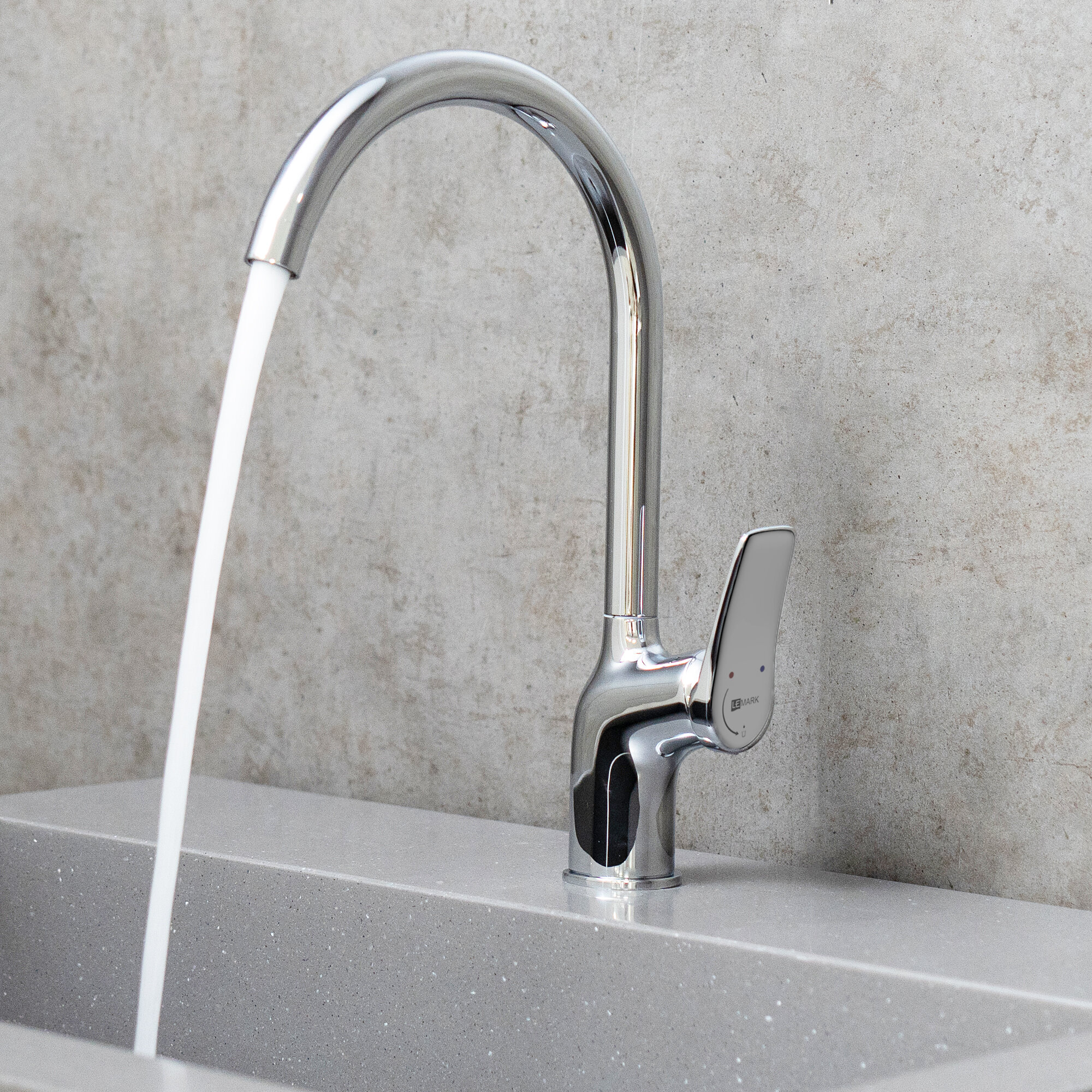 Смеситель Lemark Ortus LM11361C для кухонной мойки, с подключением к фильтру с питьевой водой, хром