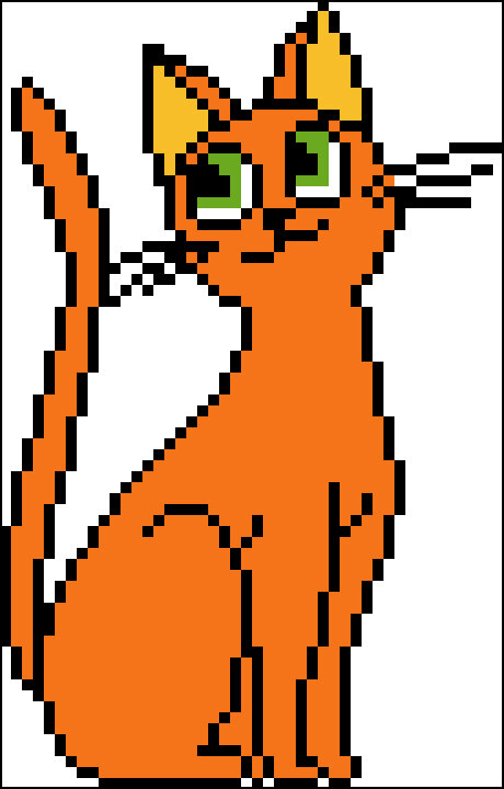 Набор для вышивки для начинающих № 023 "Киса", рисунок на канве AIDA, 18x20 см, мулине