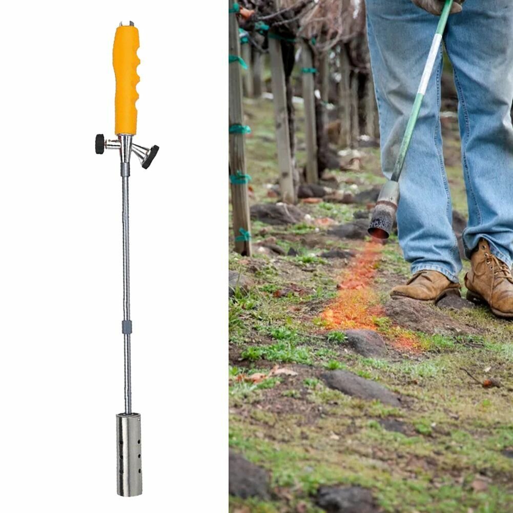 Выжигатель сорняков "Несамоходный", с регулировкой длины, газовый, 39-79см