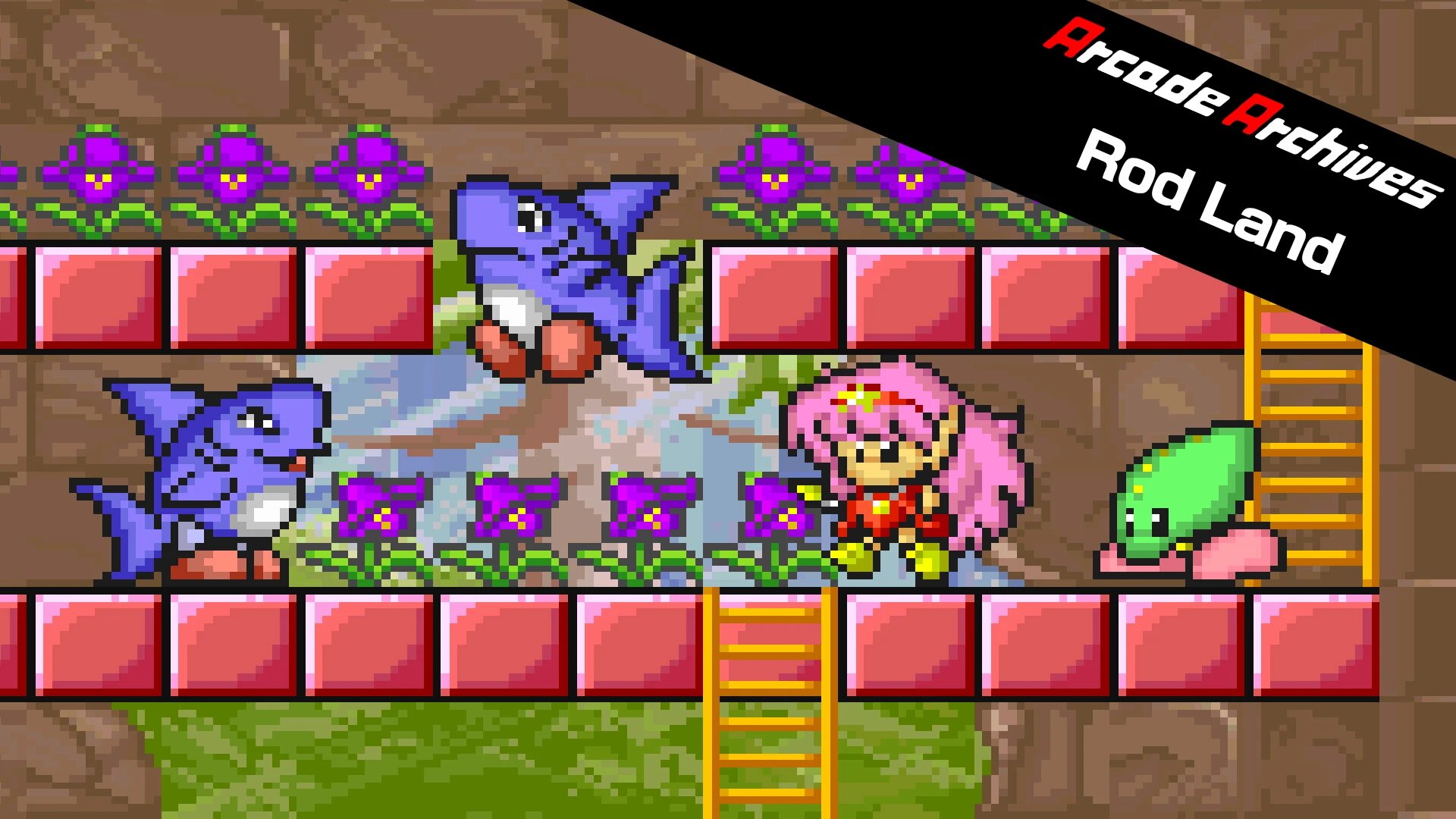 Игра Arcade Archives Rod Land для Nintendo Switch - Цифровая версия, США