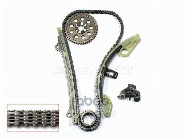 Комплект замены цепи ГРМ HONDA L15A FIT/JAZZ/CIVIC 00- Sat арт. TK-HA024