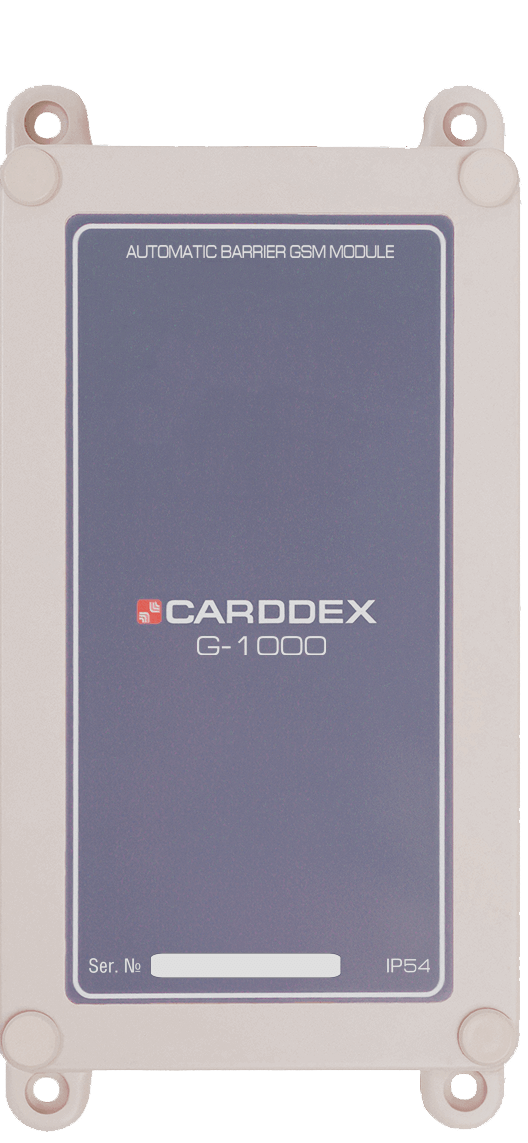 GSM-модуль «G-1000» для автоматических шлагбаумов Carddex серий "RBM" и "RBS"