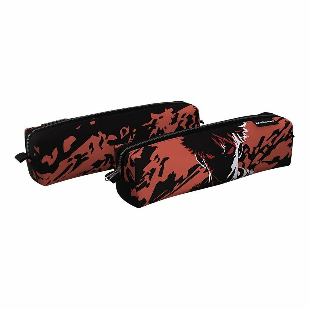 Пенал-косметичка Erich Krause 210х50х50 молния, ткань "Dark Side" квадро mini