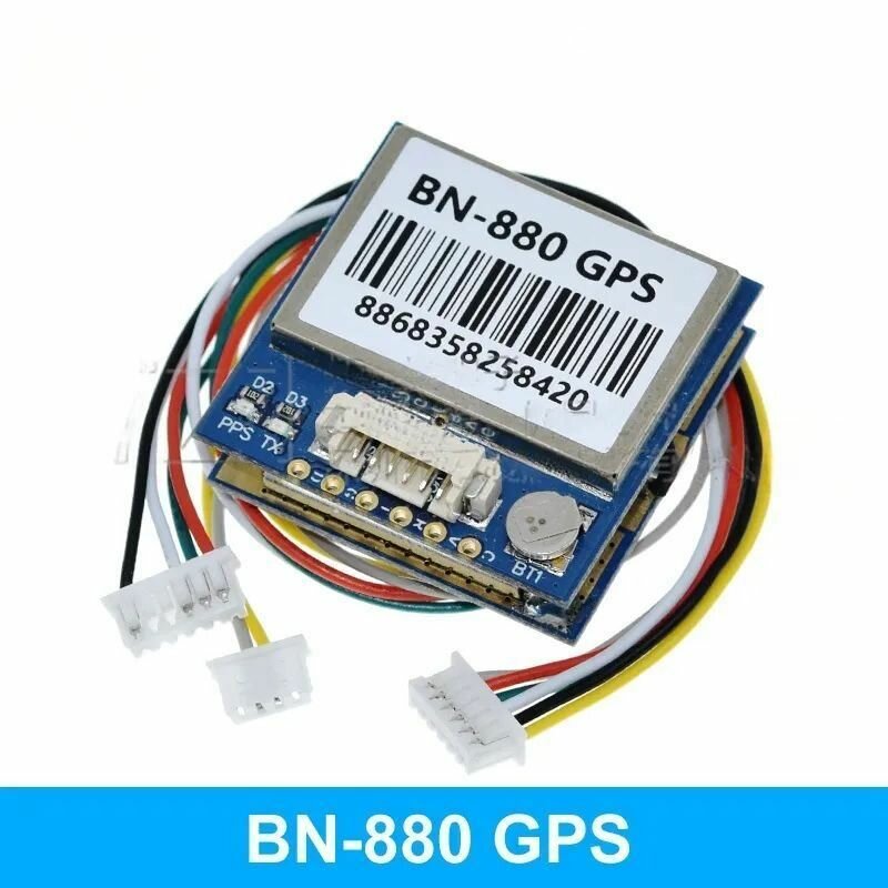 GPS модуль BN-880, 72 канала, холодный старт 26 сек, цветной