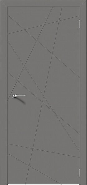 Межкомнатная Дверь Verda Севилья 26 Софт Графит Глухая 2000х700мм (Полотно 1шт) / Верда.