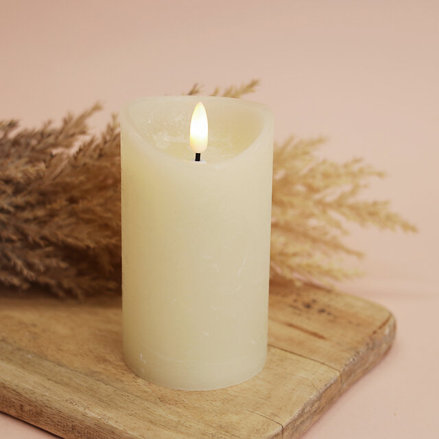 Светодиодная свеча Ромеро 13*7 см, на батарейках, Koopman, AX5431020