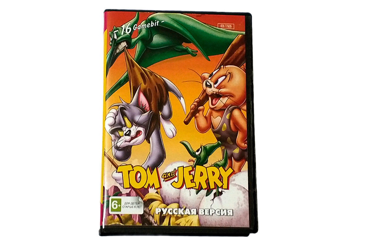 Картридж 16bit одноигровый TOM & JERRY Том и Джерри (Русская версия) 8MB