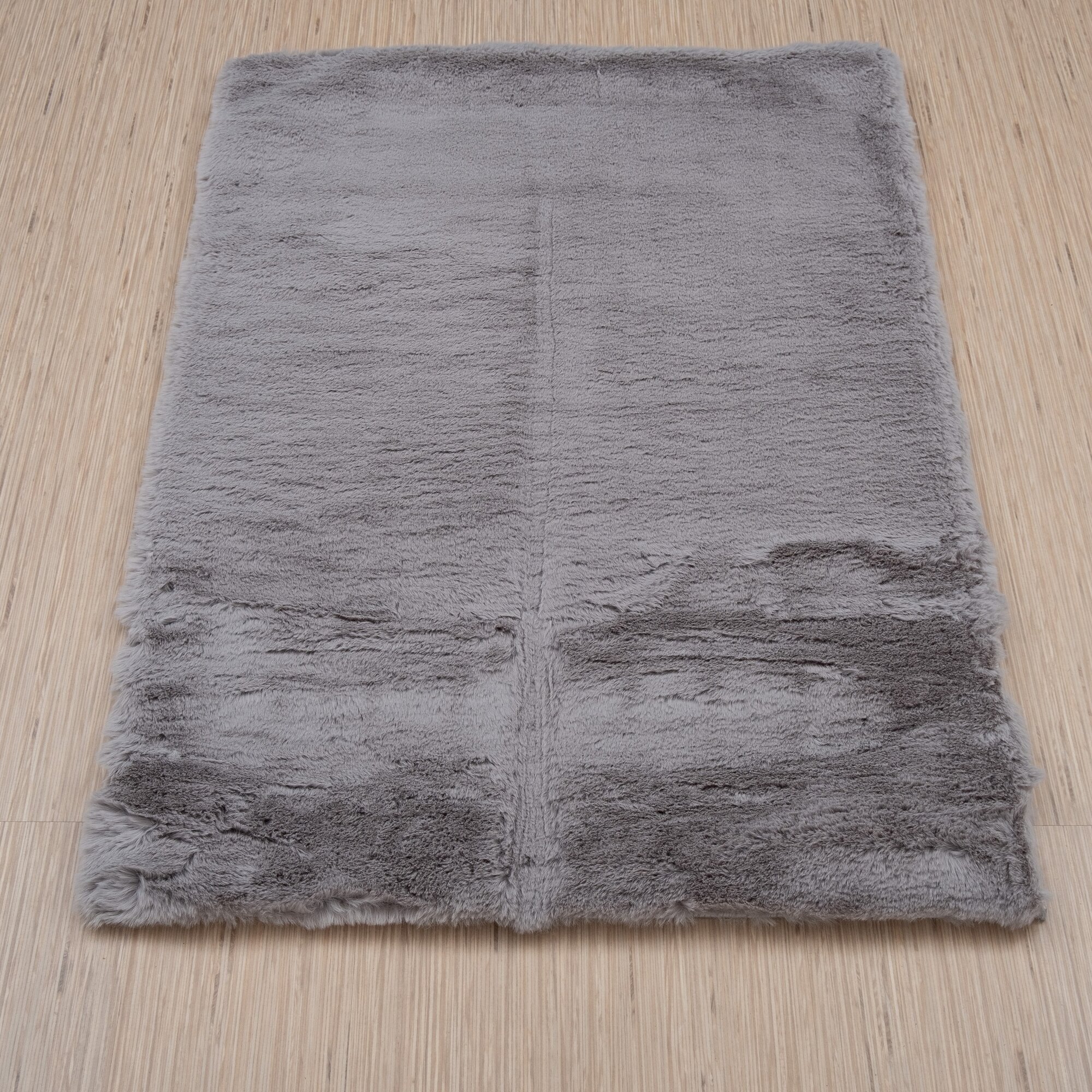 Raschel carpet Ковер турецкий Krolik 1000A T9082_GREY 1x1.5м