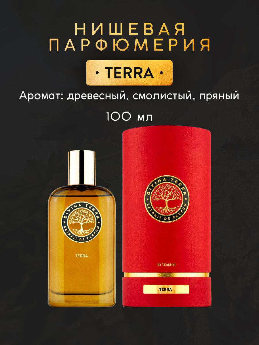 Духи Terra стойкие оригинальные, нишевая селективная парфюмерия, Италия