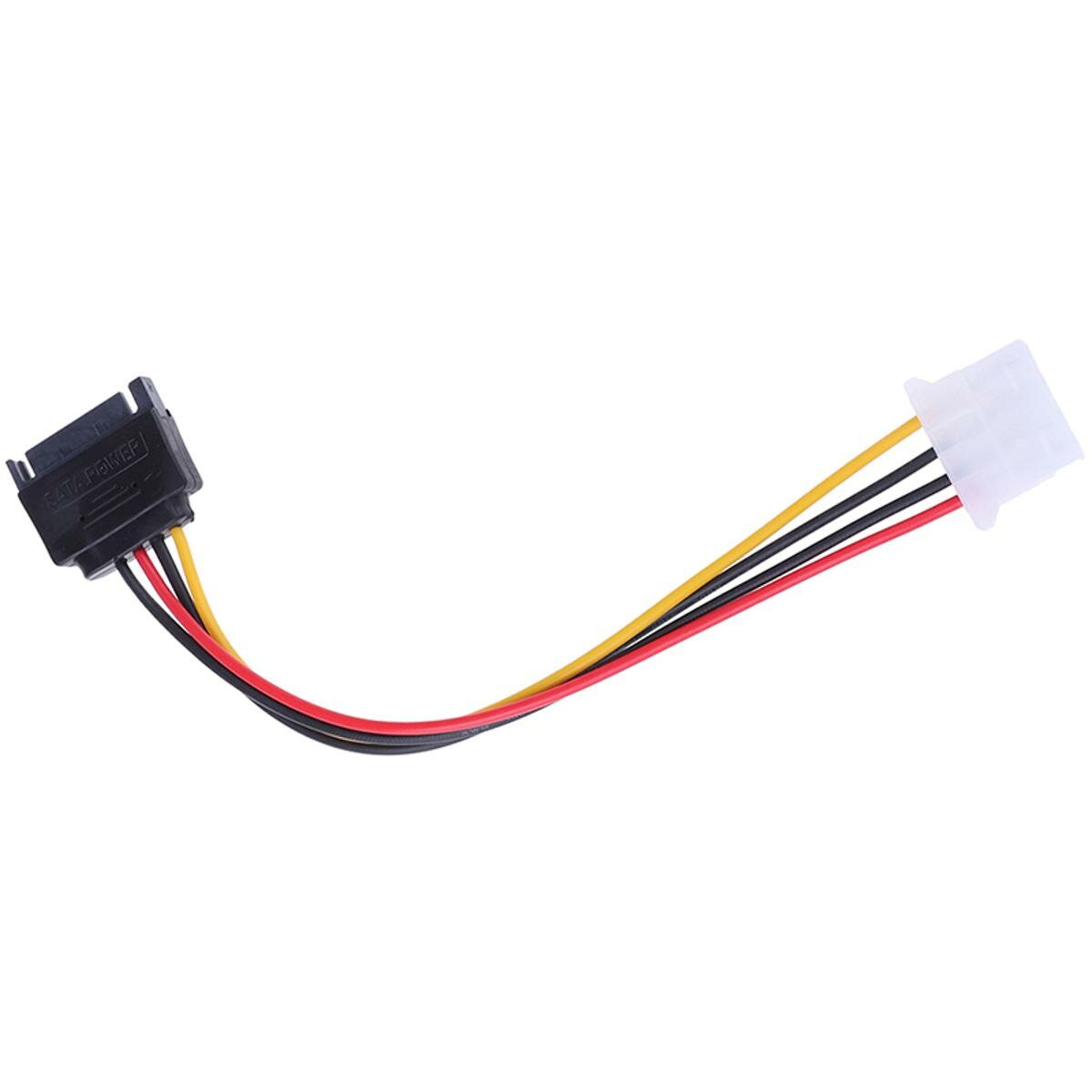 Кабель питания SATA TO IDE, 15-контактный SATA Male to Molex IDE 4-контактный Female Cable Adapter