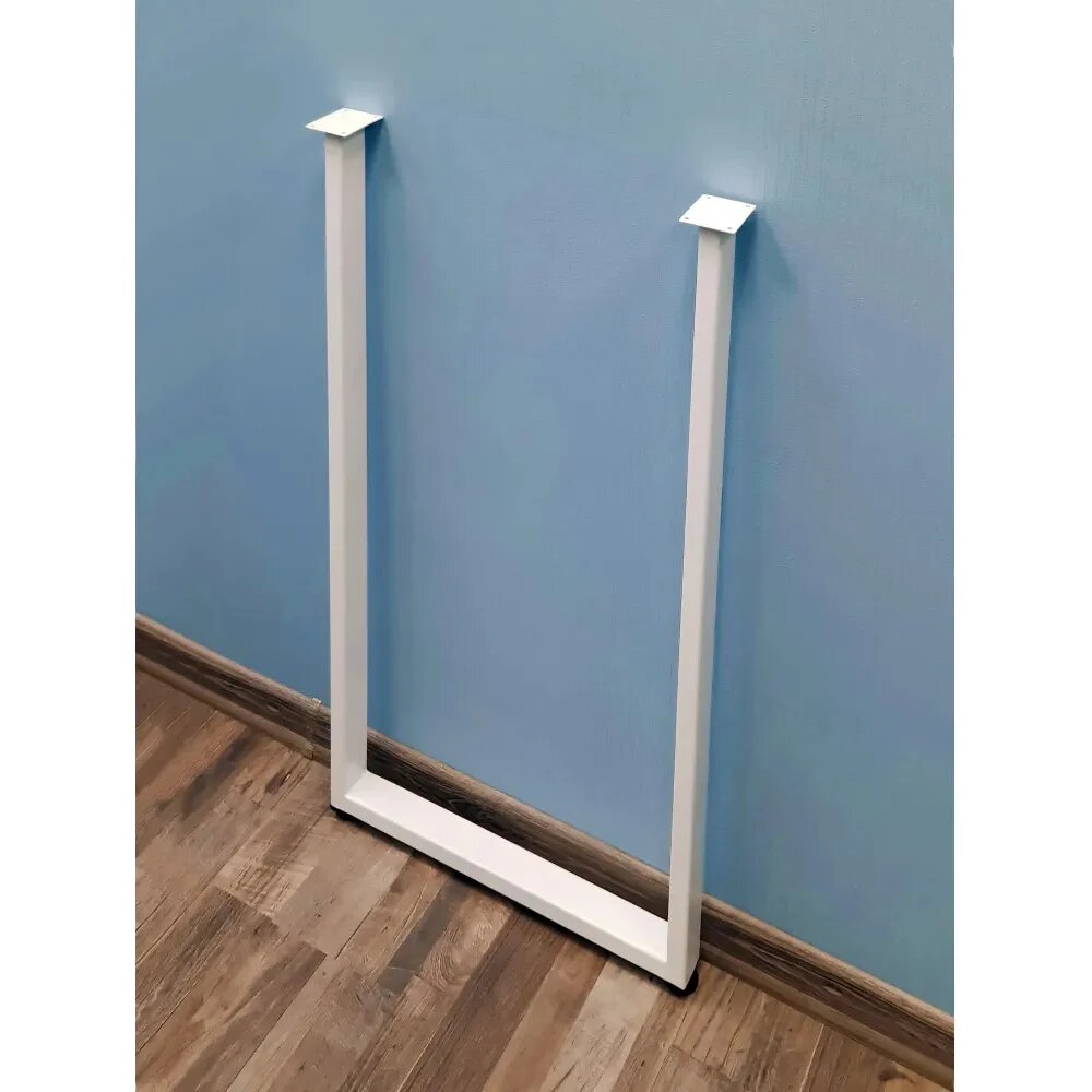 Parallax Параллакс Подстолье для стола 550 550 40 прямоугольное регулируемое Лофт металлическое барное белое 1 шт. 46WN055051055-PRM