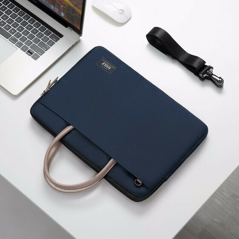 Golf Laptop Bag for Women, 14-Inch Handheld Apple Notebook, Huawei Shoulder Crossbody Bag, Business Briefcase, Commuter Bag